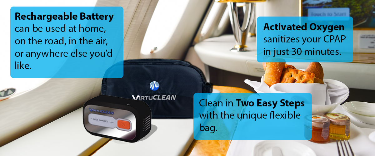 Traveling With Your CPAP | VirtuClean, The World's Smallest CPAP ...
