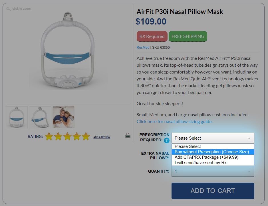 Free CPAP Prescription Refill with New Auto CPAP - Easy Breathe