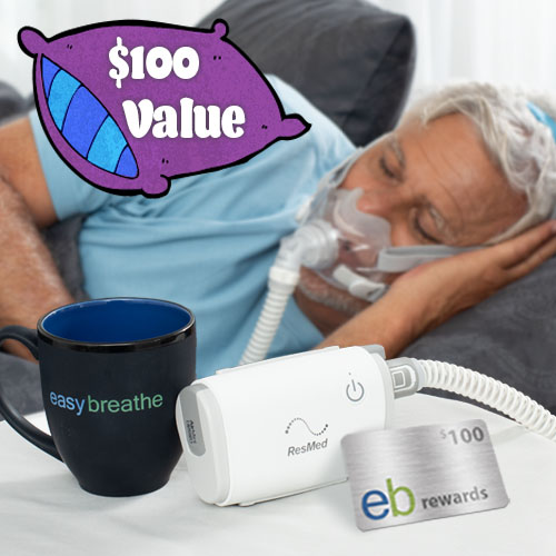 Free $100 Rewards Card With Any CPAP | National Relaxation Day - Easy ...