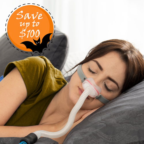 Up to $100 Off CPAP Masks | Halloween Sale - Easy Breathe